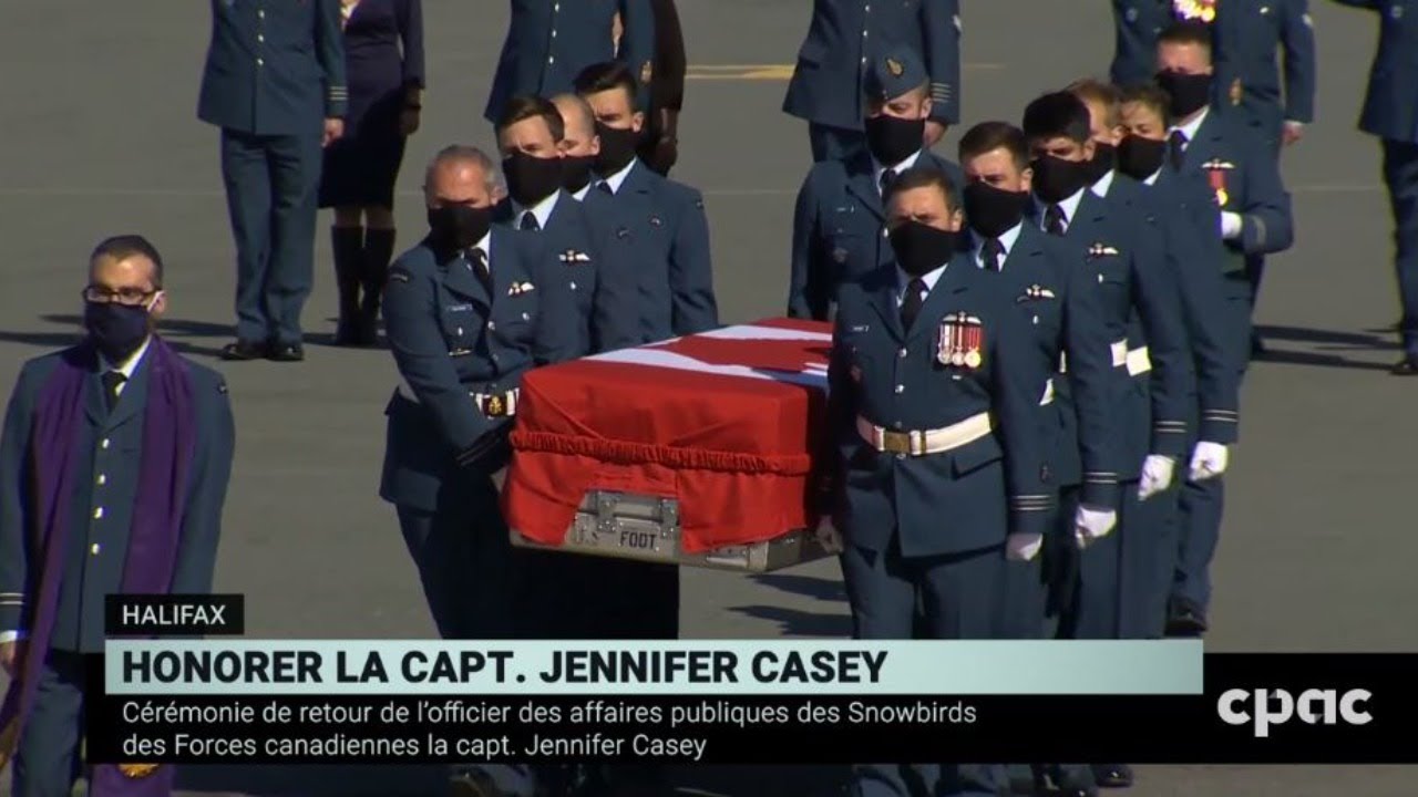 Halifax homecoming ceremony for Capt. Jennifer Casey – May 24, 2020 ...