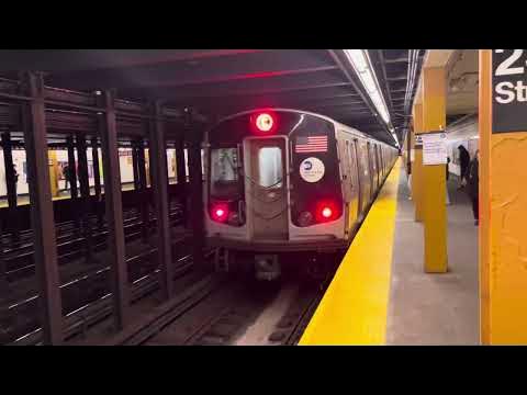 MTA NYC Subway C Train R179 Departing 23rd St Station - YouTube