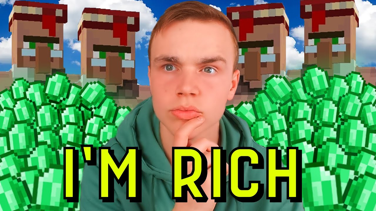 HOW TO BECOME RICH IN MINECRAFT!!! - YouTube