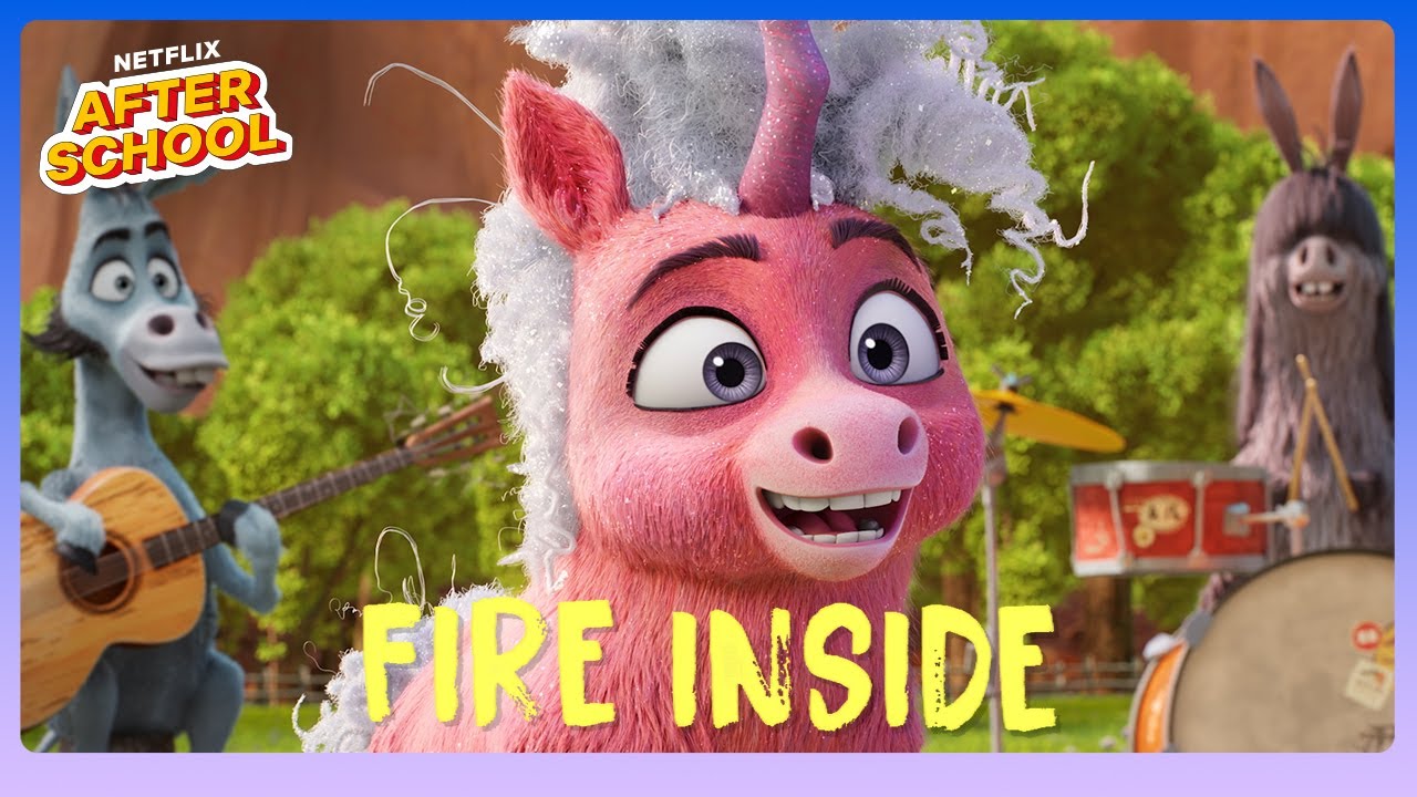 ‘Fire Inside’ Sing Along Lyric Video | Thelma The Unicorn | Netflix ...