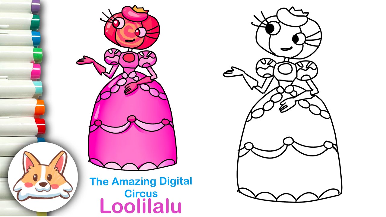 How to Draw Loolilalu | The Amazing Digital Circus! - YouTube