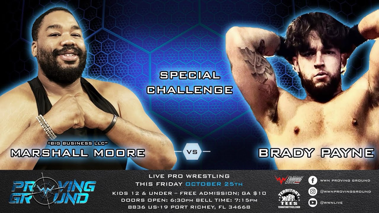Brady Payne vs Marshall Moore (Oct 25 , 2024) - YouTube