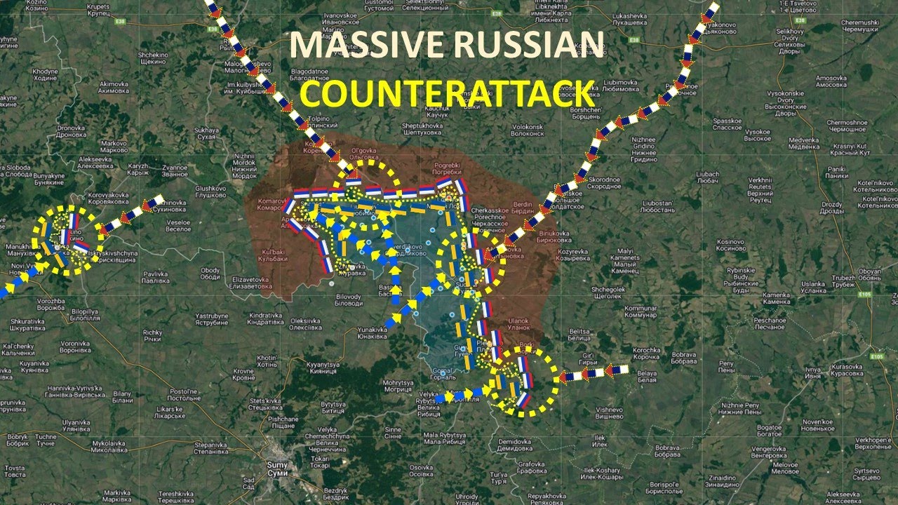 Massive Russian Counterattack In Kursk Oblast l Russian Reinforcements Arrives - YouTube