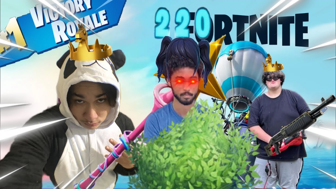 Fortnite challenge with the boys - YouTube