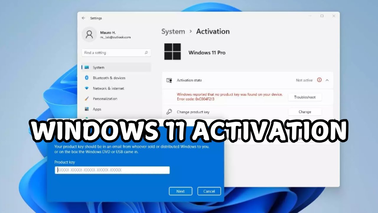 Cara aktivasi windows 11 original lisensi - YouTube