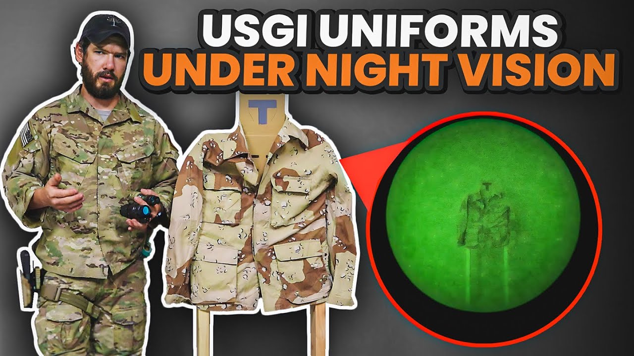 How Effective Are Us Uniforms Under Night Vision Basic Testing Youtube