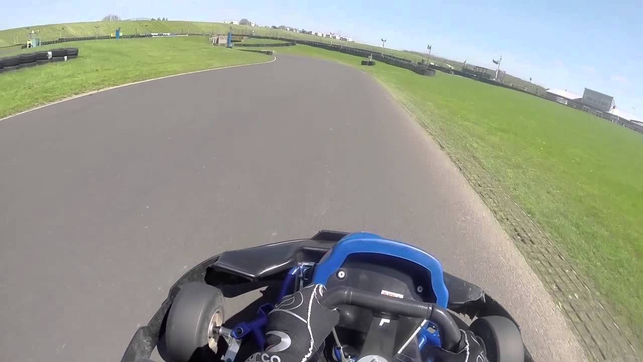 Thruxton Kart Circuit Racing Line - YouTube