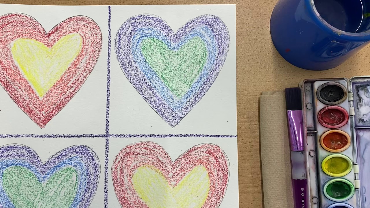 Jim Dine Hearts Lesson 3 - YouTube