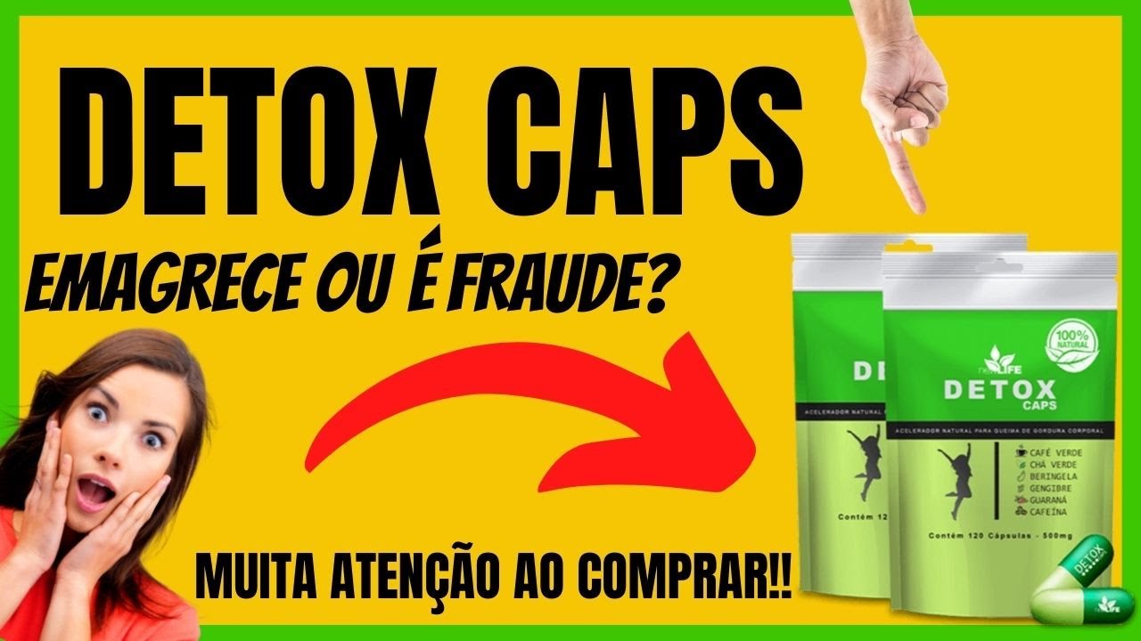 Detox caps funciona? detox caps onde comprar? detox caps como usar ...