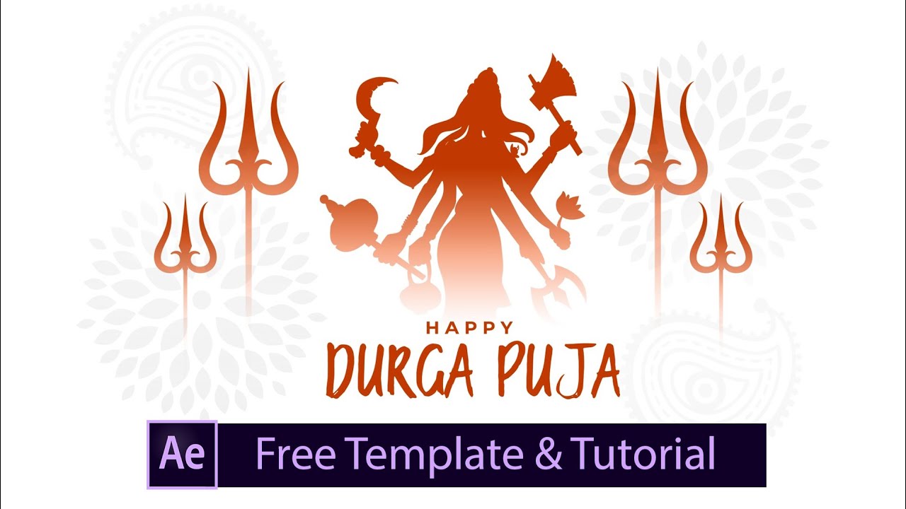 Durga Puja After effects Tutorial | Template - YouTube