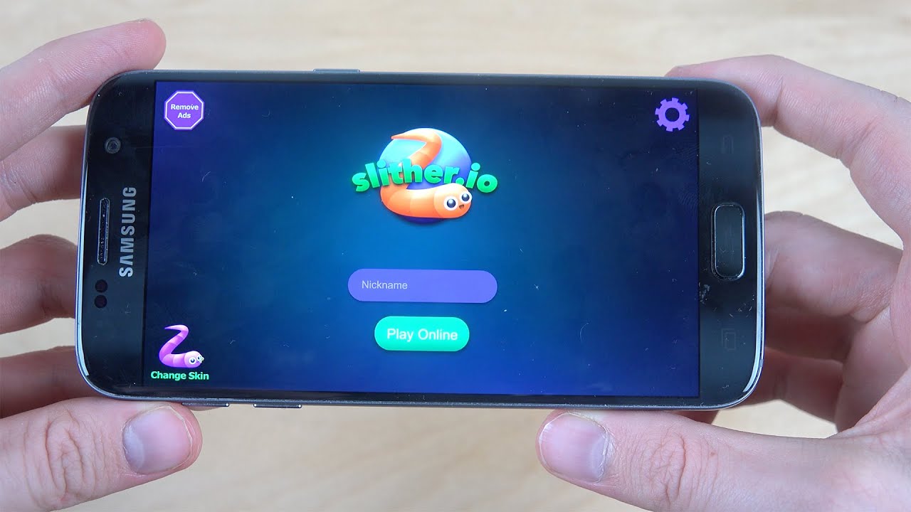 slither.io Samsung Galaxy S7 Gameplay Review - YouTube