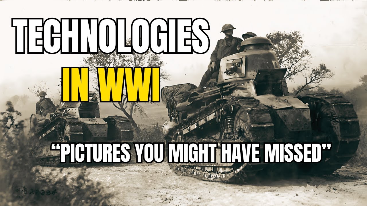 World War I: Technologies in Rare Photos 📷 A Must-See Collection - YouTube