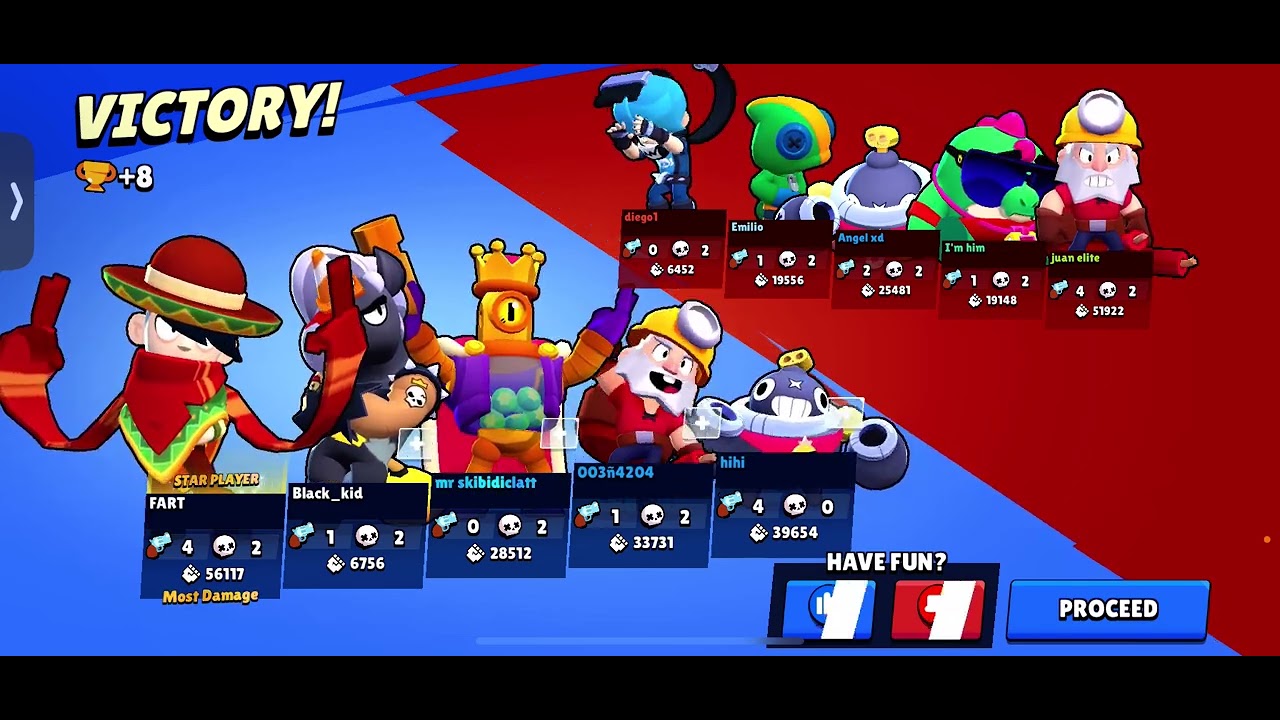 Playing brawl stars with friends - YouTube