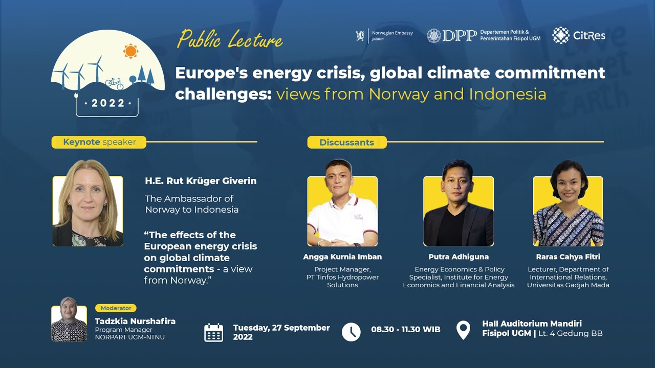 Europe's Energy Crisis, Global Climate Commitment Challanges: Views ...