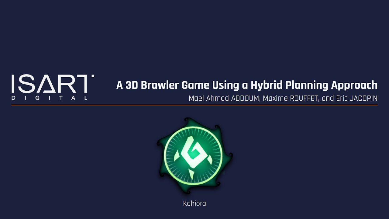 A 3D Brawler Game Using a Hybrid Planning Approach - YouTube