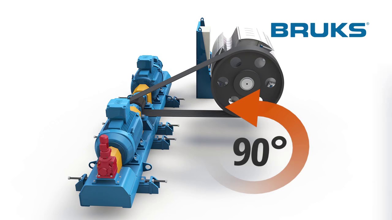 Bruks Siwertell Drum Chipper - YouTube