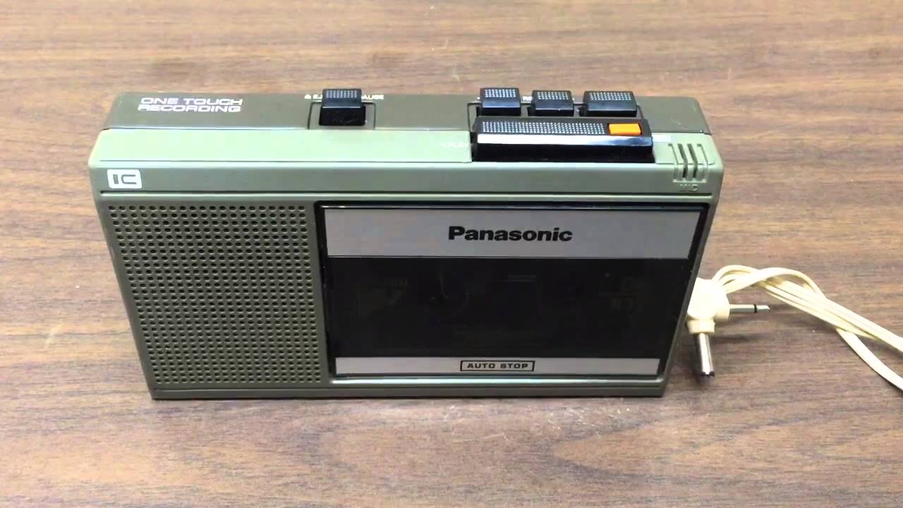 Panasonic cassette recorder RQ339 - YouTube