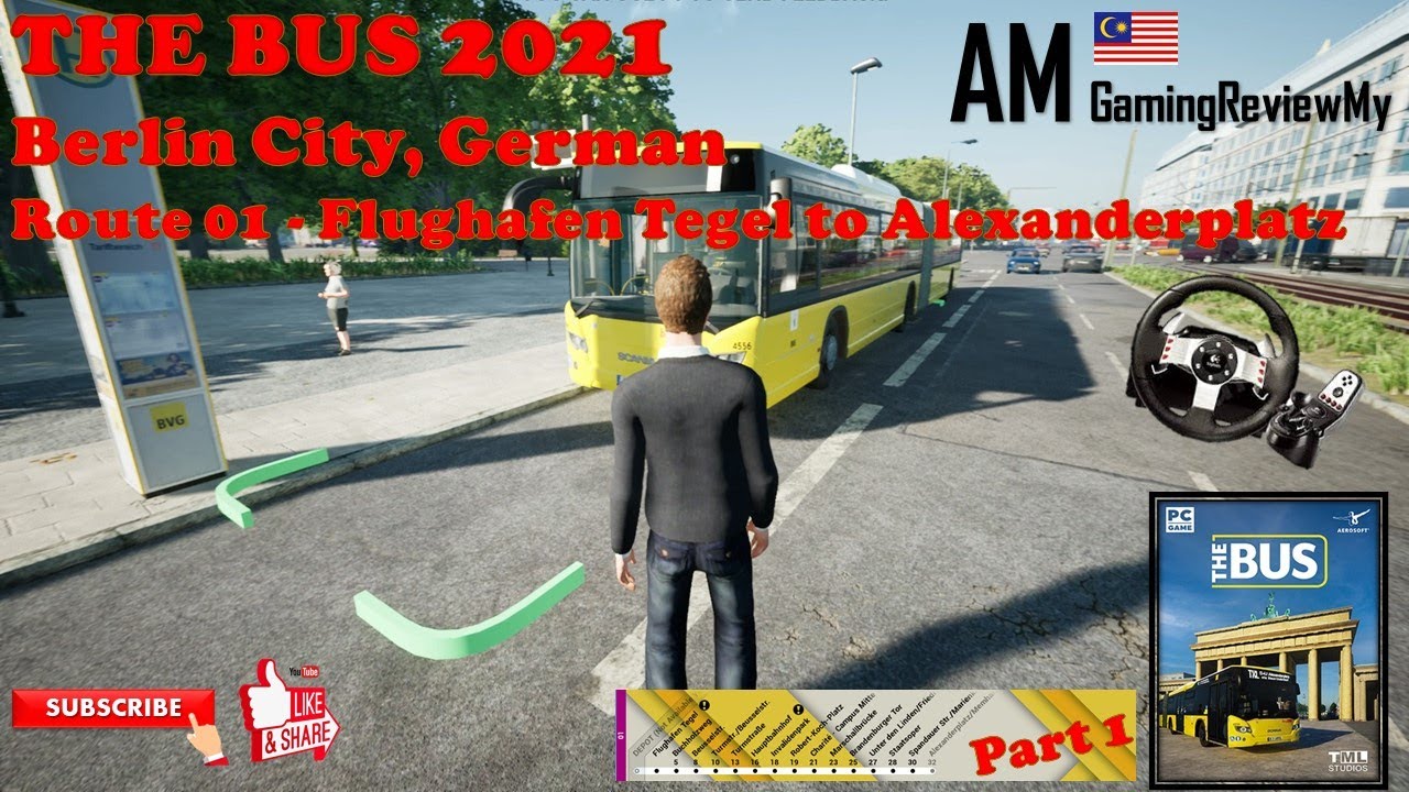 The Bus 2021 - Bas Panjang Scania Citywide Berlin City German - Route ...