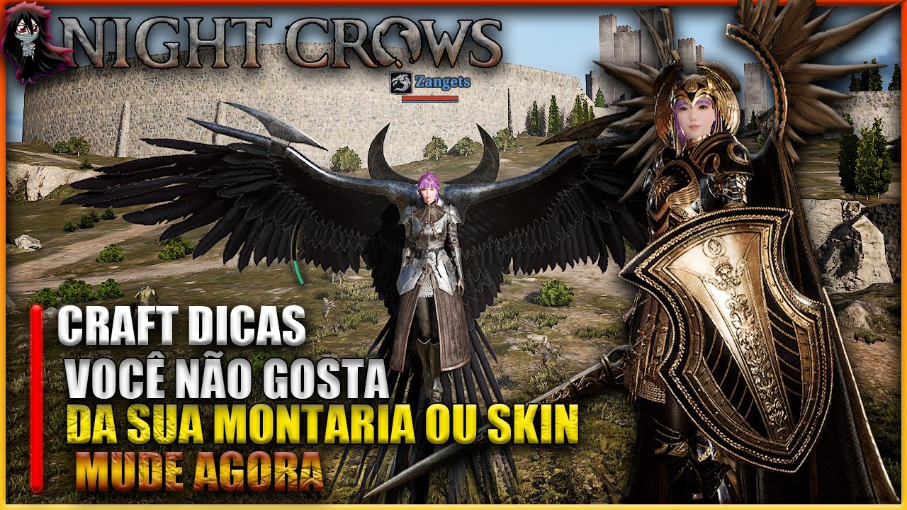 NIGHT CROWS DICAS DE CRAFT E MODIFICAR SUA MONTARIA - YouTube