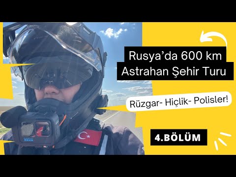 Rusya Astrahan'a 585 Kilometre - Polis, Asker ve Hiçlik S1-B4 #dünyaturu #aprilia #sınırınıkeşfet