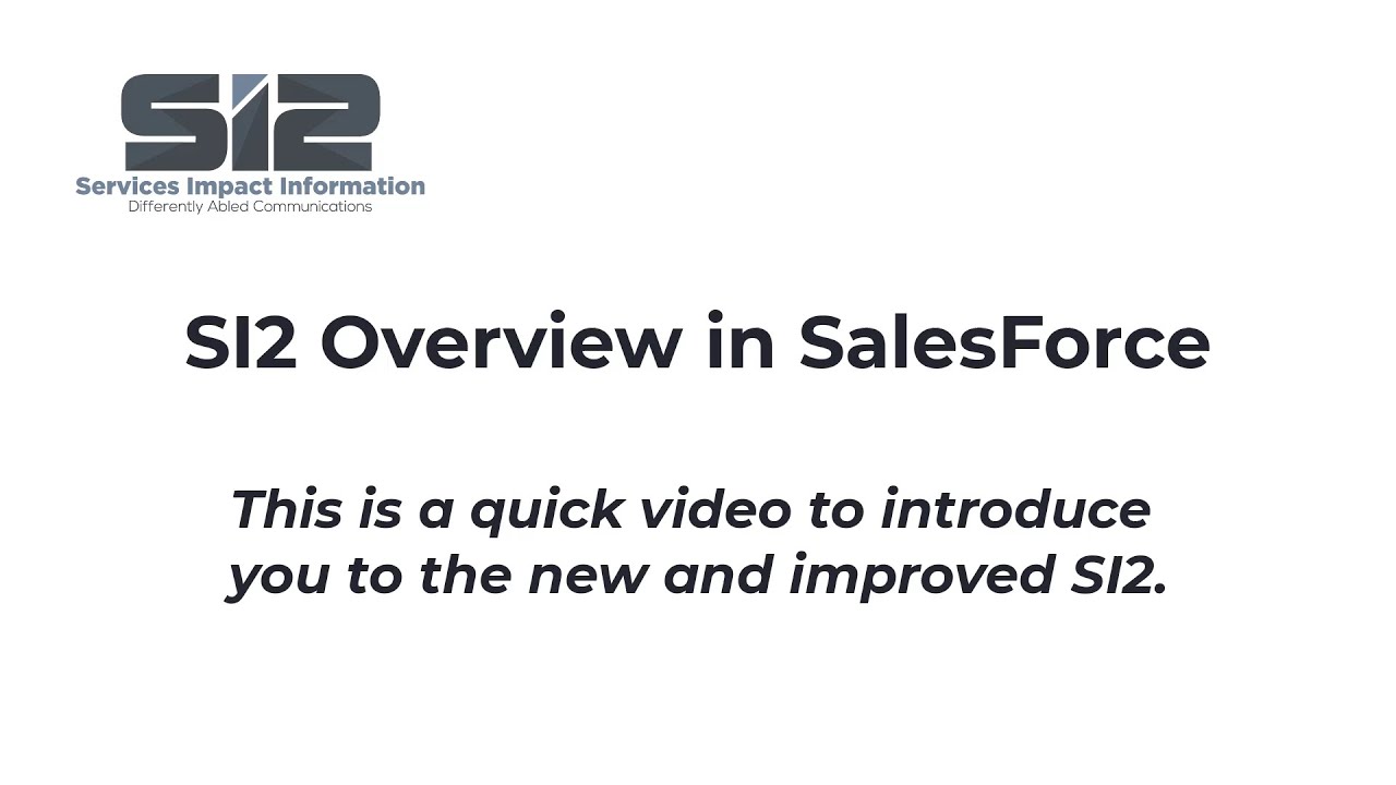 SI2 Overview - YouTube