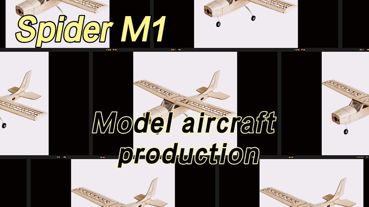 Model aircraft, cutting balsa wood sheets, by Spider M1. File come from our User sharing. - YouTube