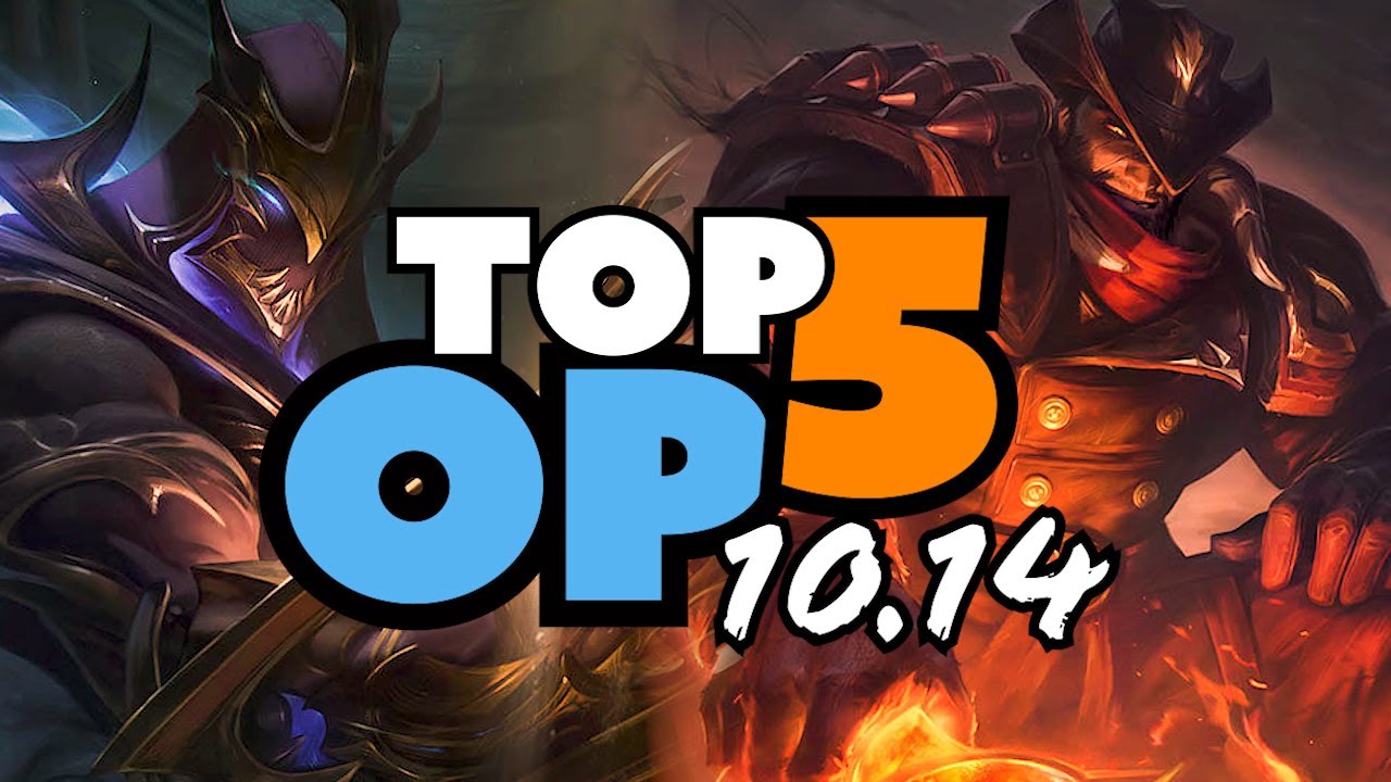 NAJSILNIEJSZE POSTACIE 10.14 LEAGUE OF LEGENDS - YouTube