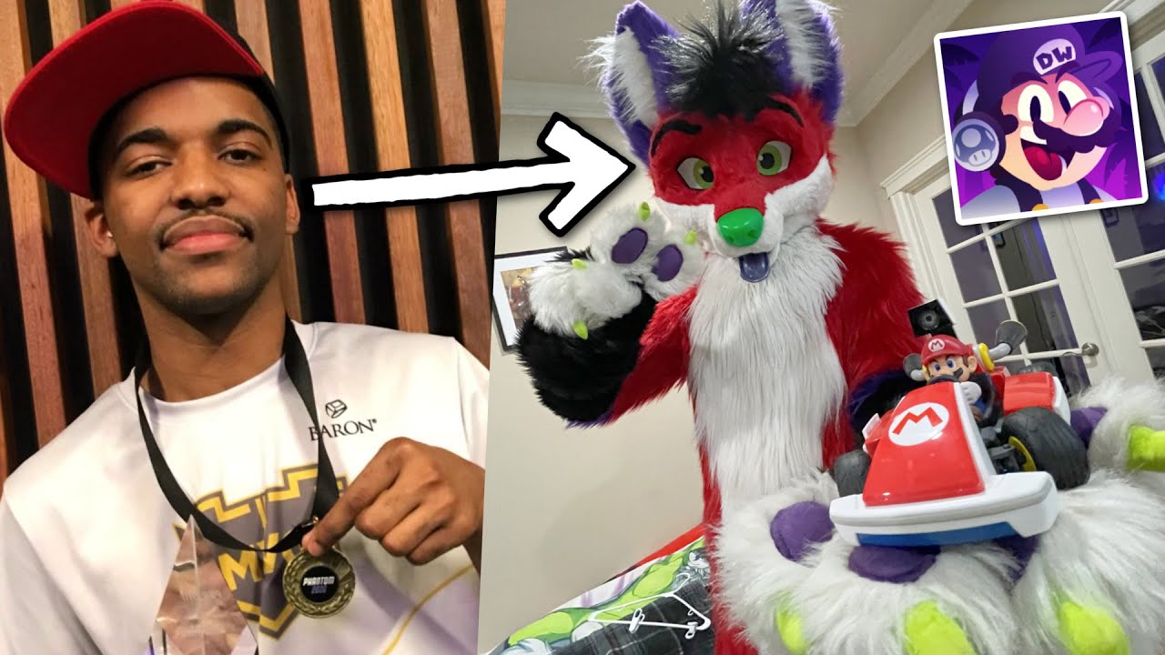 Top Smash Player DARK WIZZY tries on my FURRY FURSUIT 🦊 - YouTube