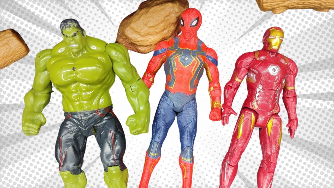 Ironman and Hulk Defeat Thanos! Spiderman being Kidnapped! Superhero ...