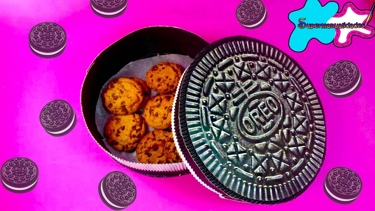 OREO GIGANTE de Cajita (muy fácil) 🍪SUPERMANUALIDADES🍪 - YouTube