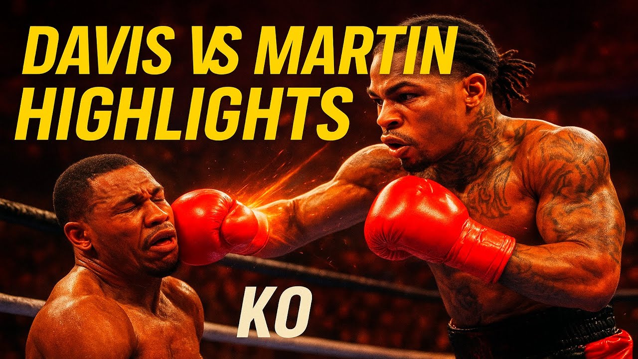 Gervonta “Tank” Davis vs Frank Martin | KO Highlights 🥊 WBA Super ...