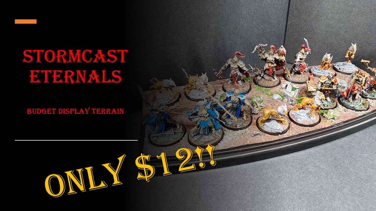 Stormcast Eternals Low Budget Display Terrain. - YouTube