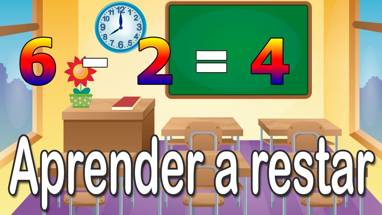 Aprender a restar para niños - YouTube