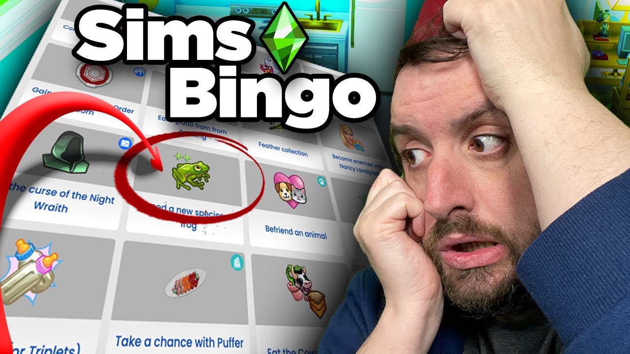 I try James Turner's Sims 4 Bingo Challenge - YouTube