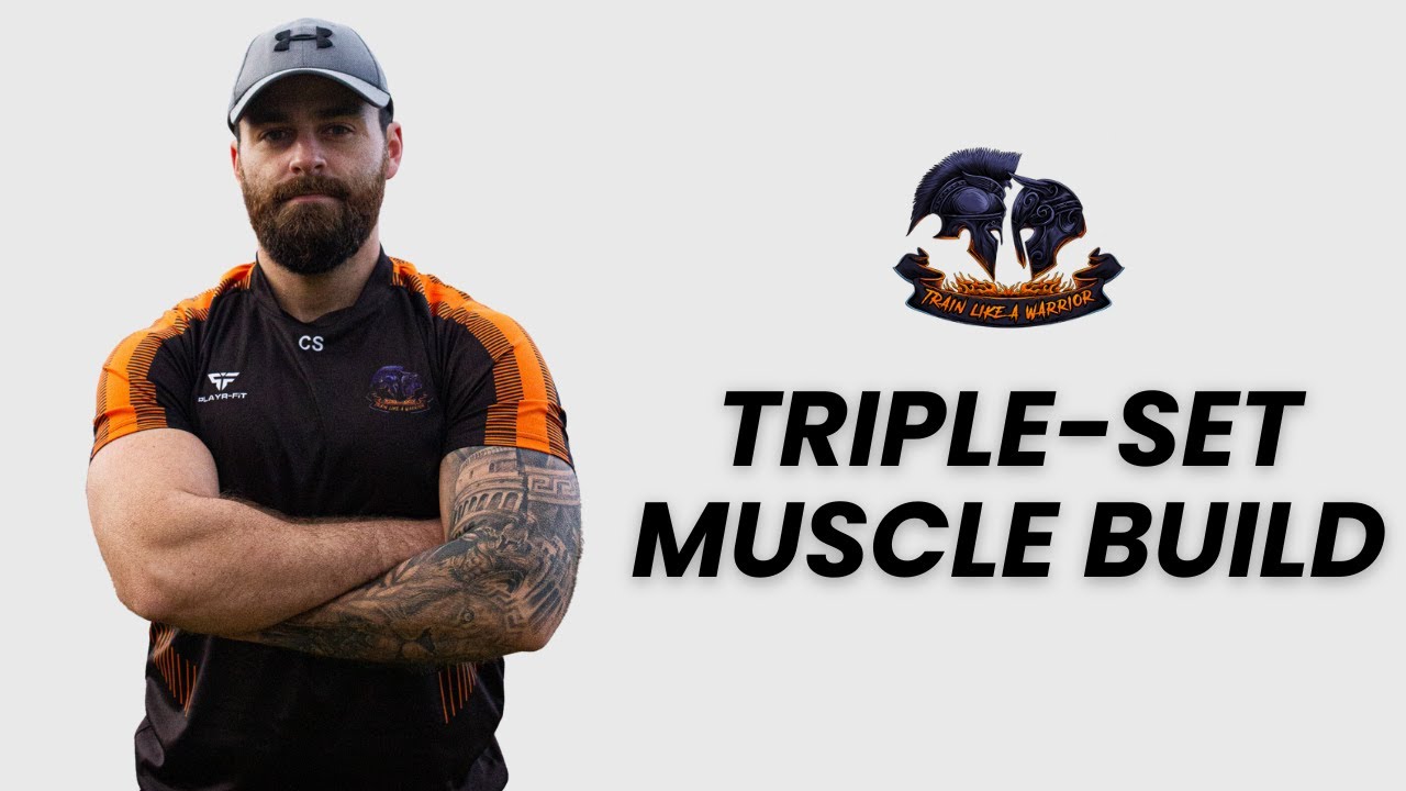 TRIPLE SET : Muscle Building Dumbbell Full Body Workout - YouTube