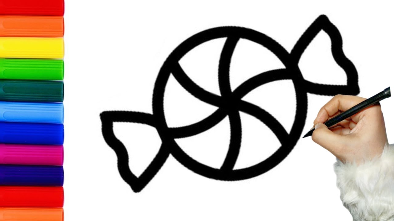 Toffee Drawing, Coloring, Painting for Kids and Toddlers | Toffee ...