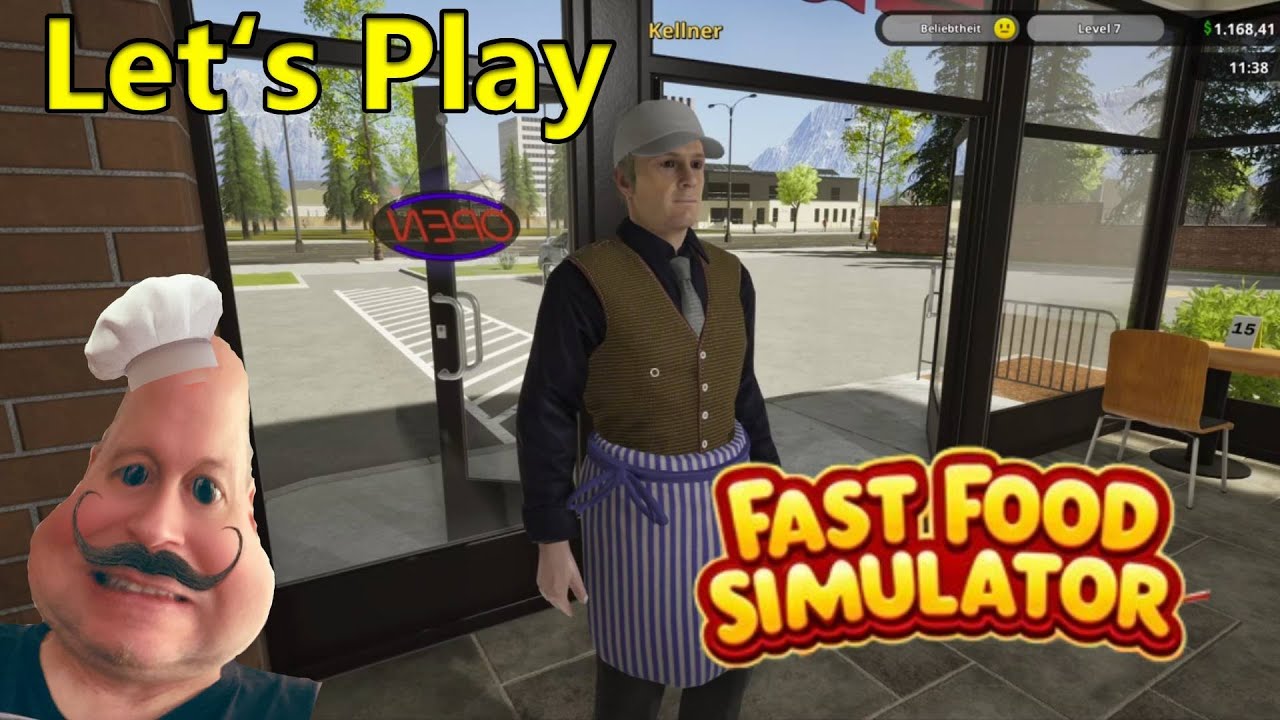 FAST FOOD SIM #005: Erster Mitarbeiter kellnert! - YouTube