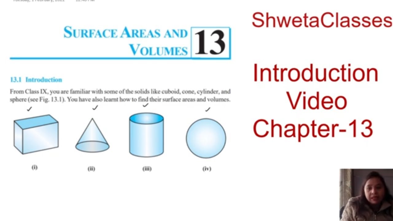 Surface Area and Volume Class 10th | Introduction Video | Chapter 13 ...