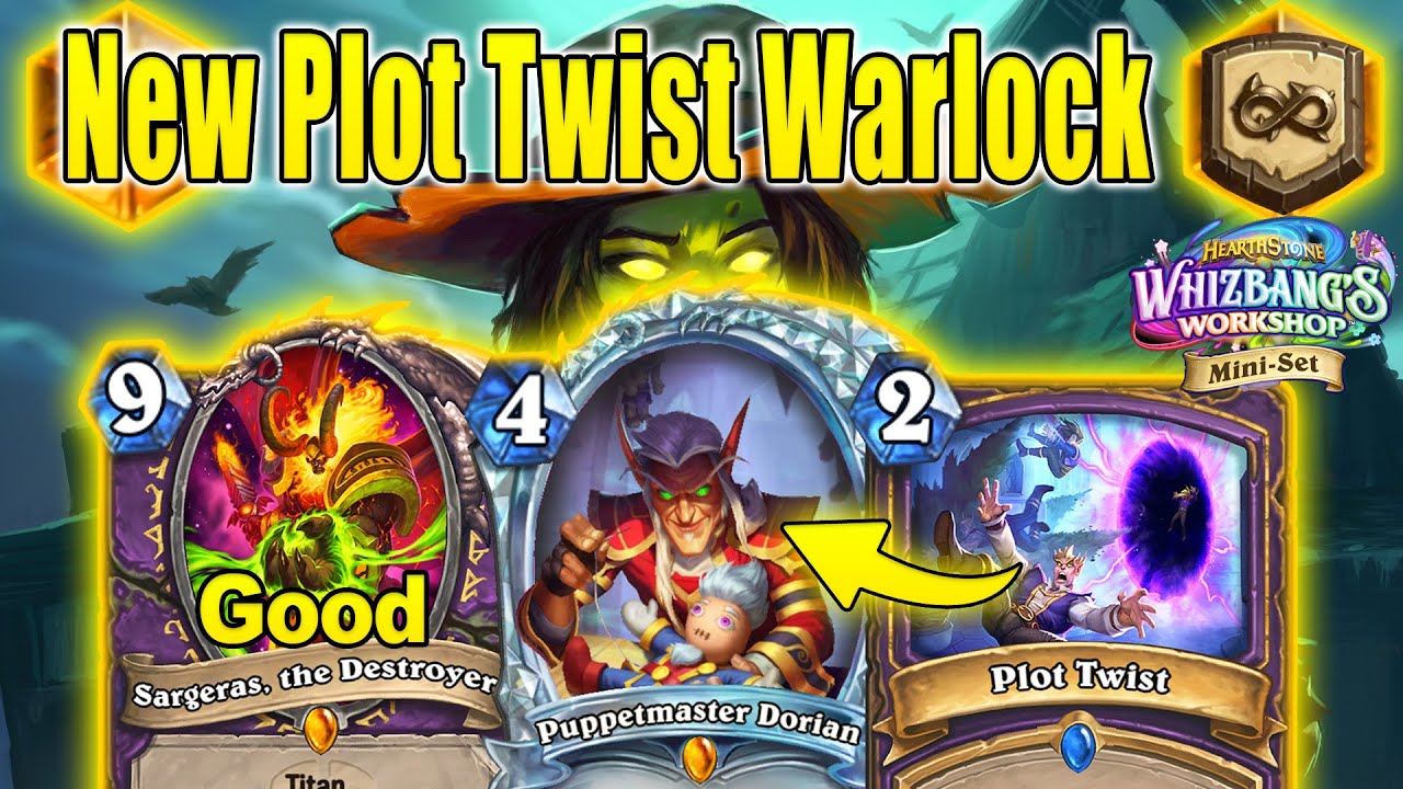 New Quest Plot Twist Control Warlock Deck Is Amazing At Whizbang's ...