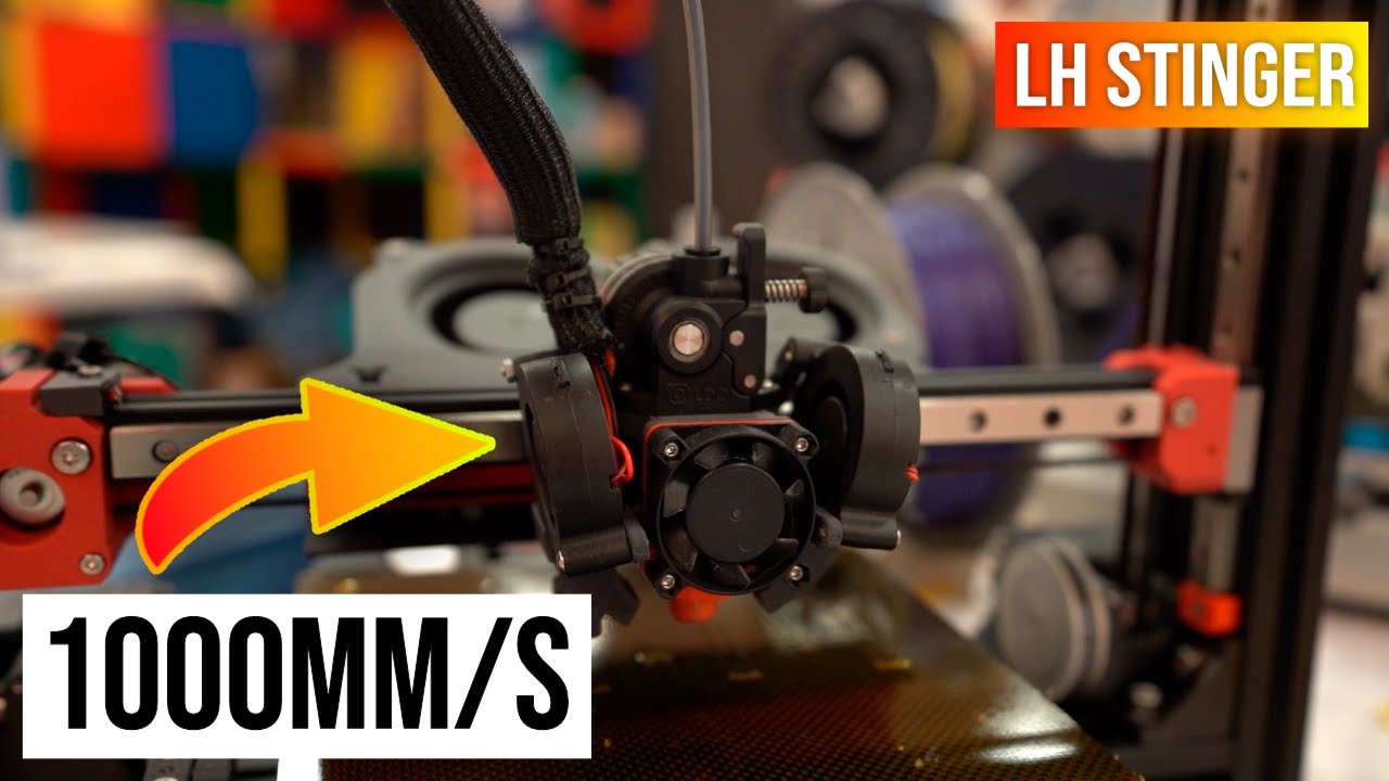 1000mms mit dem LH Stinger Cartesian 3D Drucker auf der Maker Faire ...