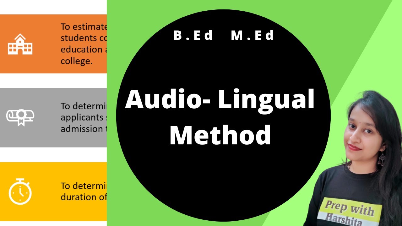 Audio -Lingual Method | Pedagogy of English | B.ED - YouTube