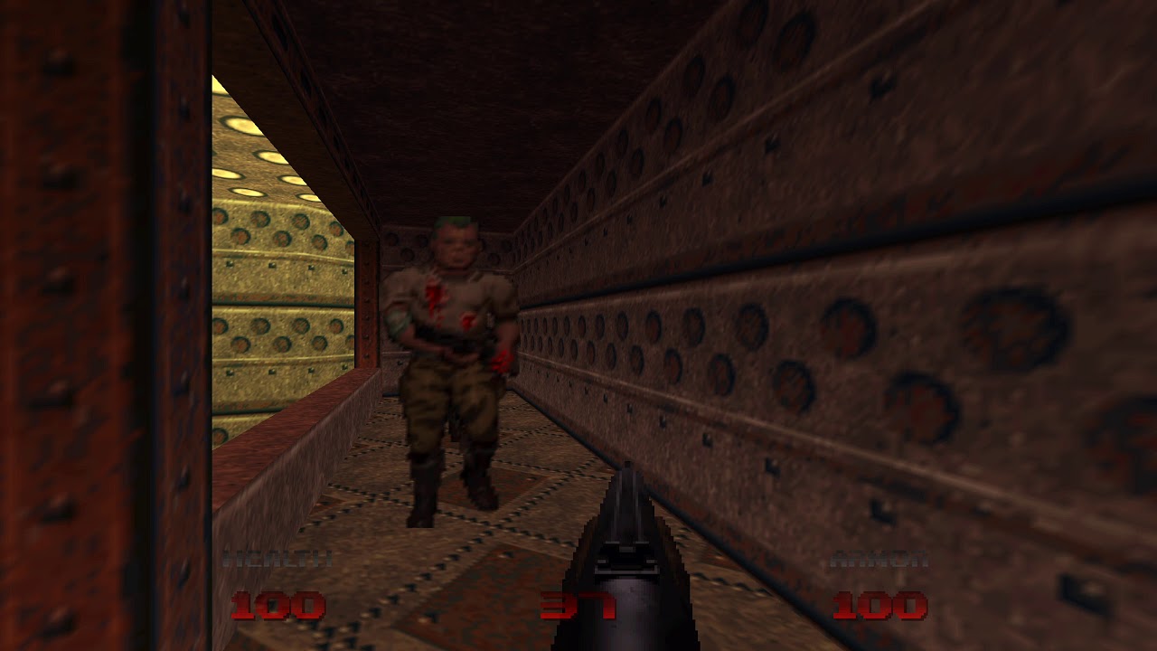 Doom 64 (PC) - Level 01: Staging Area - YouTube