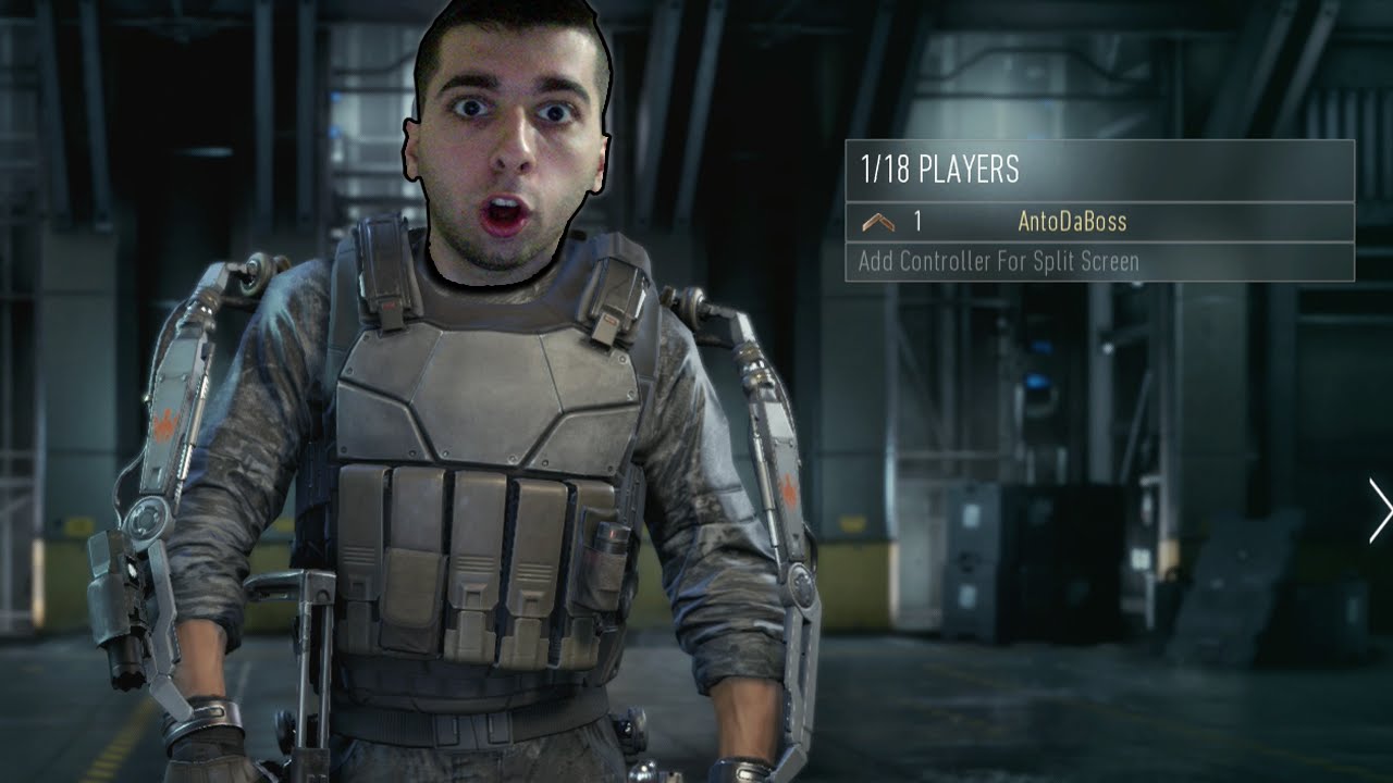 First Game Online - Call of Duty: Advanced Warfare (FaceCam) - YouTube