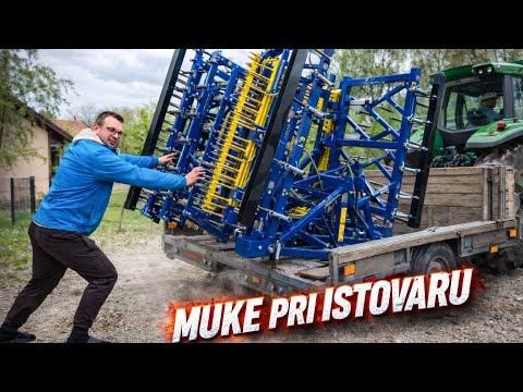 STIGAO PRVI PRIKLJUČAK ZA NOVI TRAKTOR!! 