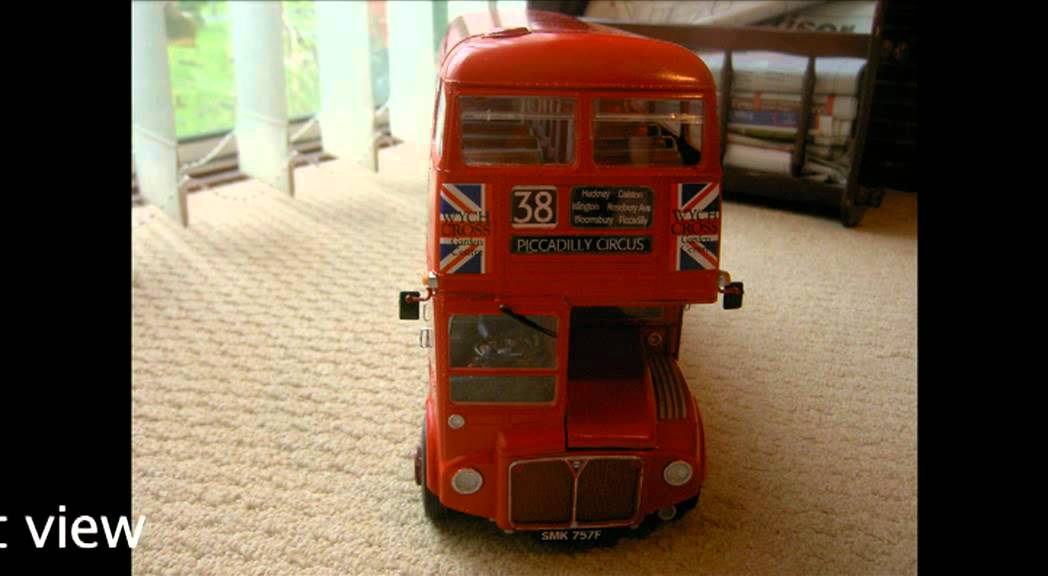Revell AEC Routemaster bus model kit.m4v - YouTube