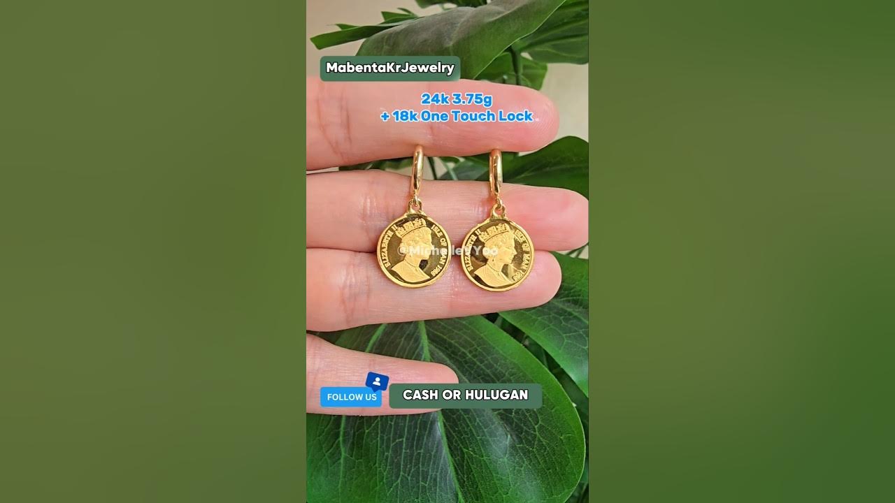 QUEEN ELI.ZABETH 24k 3.75g with 18k One touch Lock #koreangold #jewelry #24kgold #elizabethgold ...