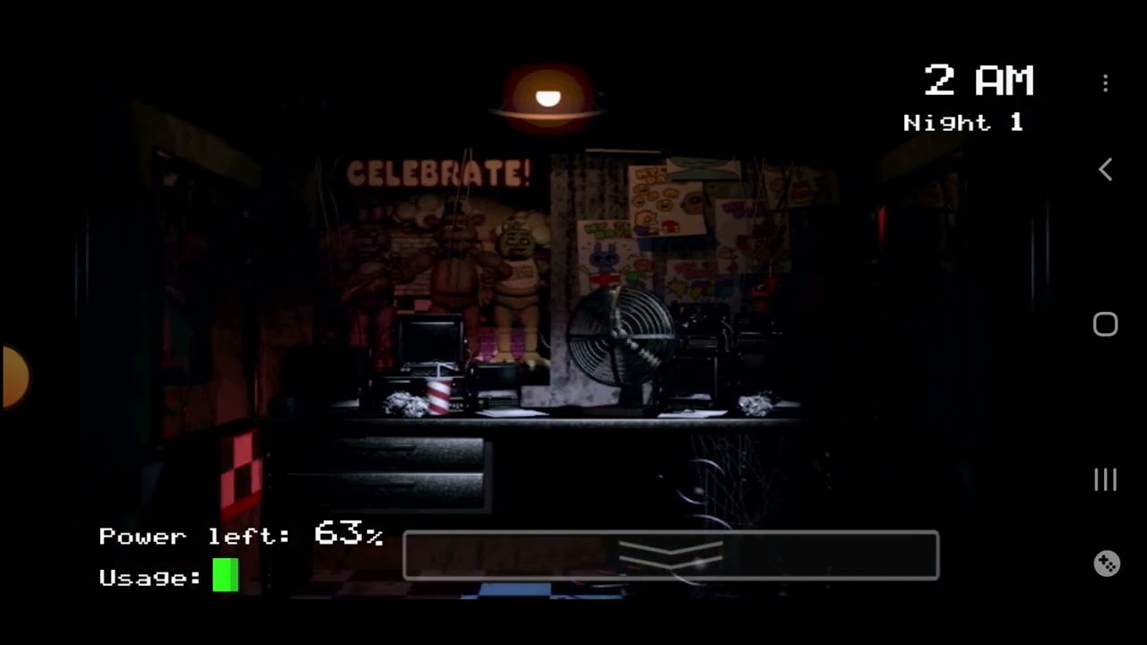 fnaf 1 night 1 (Just move) - YouTube
