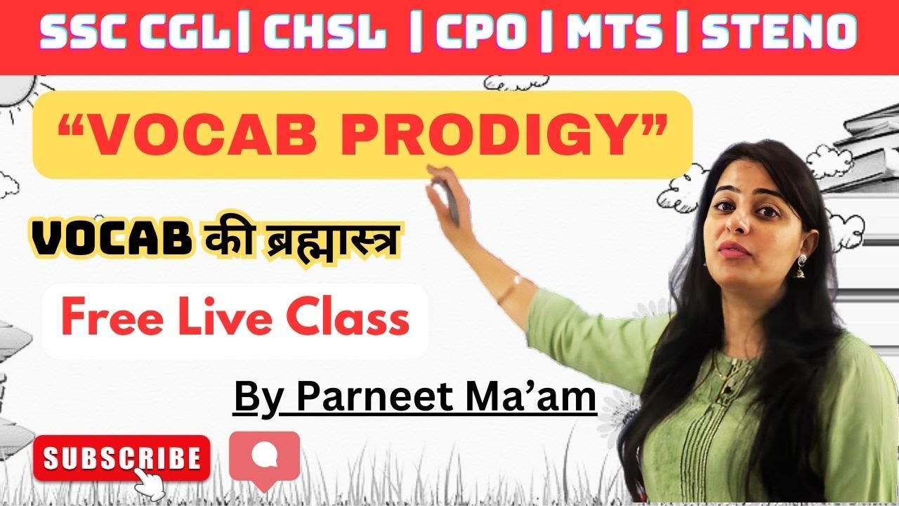 Vocab Prodigy By Parneet Mam| Vocab की ब्रह्मास्त्र - YouTube