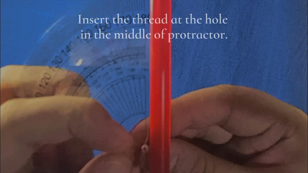 How To Make and Use DIY Clinometer - YouTube