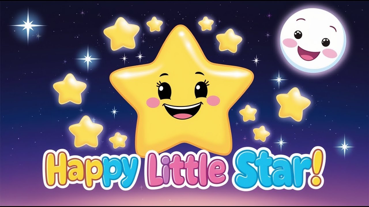 Happy Little Star 🌟 | Magical Nursery Rhyme for Kids | Twinkle & Shine ...